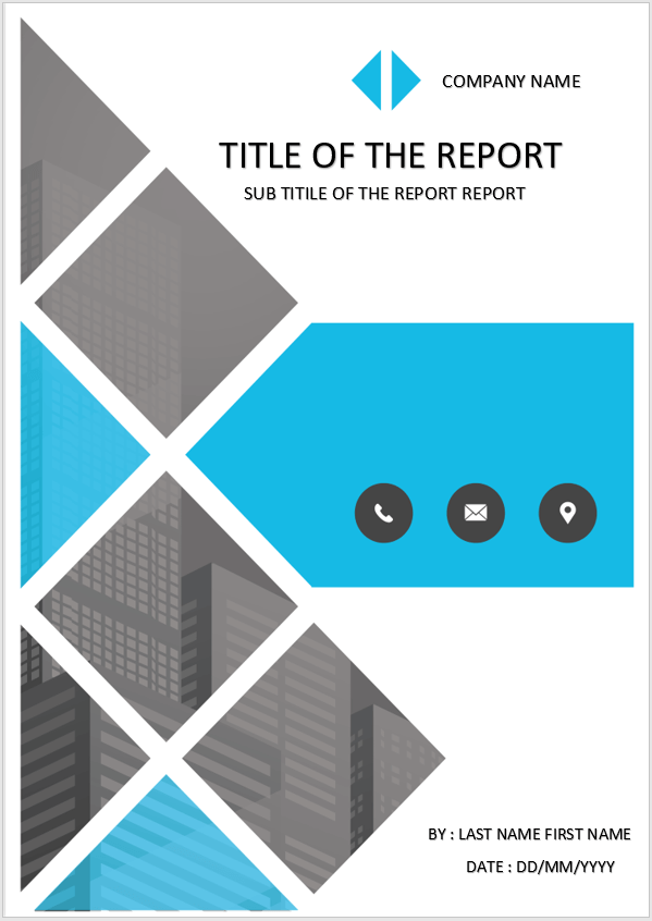 Cover Page Download Template For MS Word Smart Cover Design